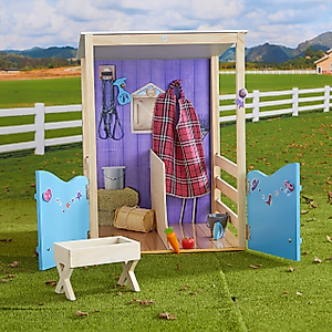 Journey Girls Wooden Horse Stable, Kids Toys for Ages 6 Up by Just Play