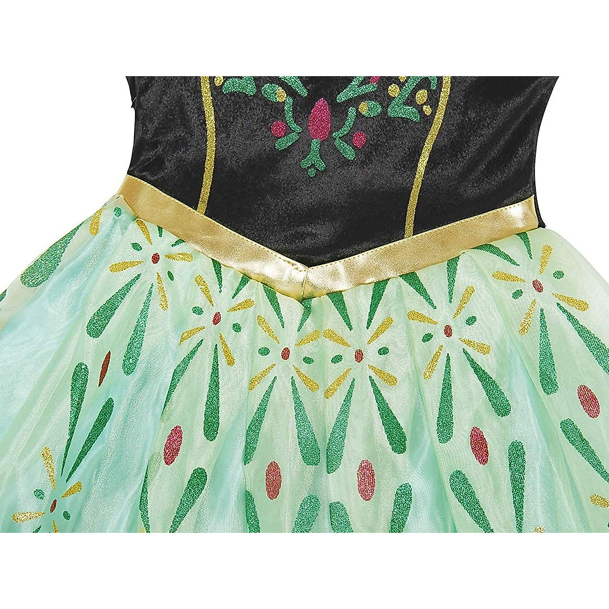 Xinfenglai Green Girls Cosplay Dance Dress Princess Costumes (3-4T)