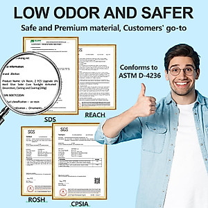 UV Resin, 2 PCS Upgrade Ultraviolet Epoxy Resin Non-Toxic Crystal Clear Hard Glue Solar Cure Sunlight Activated Resin for Handmade Jewelry, DIY Craft Decoration, Casting and Coating(200g)