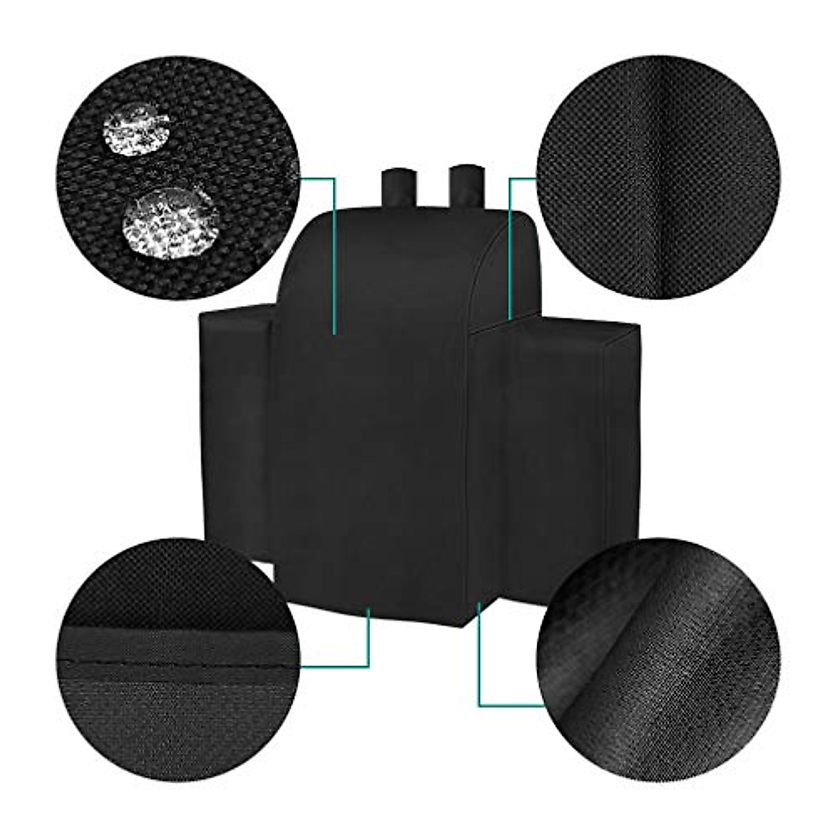 Stanbroil BBQ Gas Grill Cover Replacement for Char-Griller 3055 3-Burner Grillin' Pro 3001 and 3000 Gas Grill, 600D Waterproof and UV Resistant Material