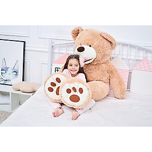 IKASA Giant Teddy Bear Plush Toy Stuffed Animals (Brown, 63 inches)
