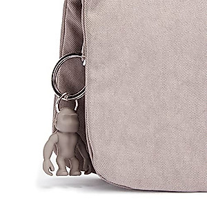 Kipling Women's Creativity Large Pouch, Versatile Cosmetics Kit, Lightweight Nylon Travel Organizer, Grey Gris, 7.25" L x 4.25" H x 0.5" D