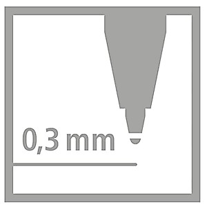 STABILO Bionic Bl@ck Pen, Fine Tip, Lilac (1016/58)