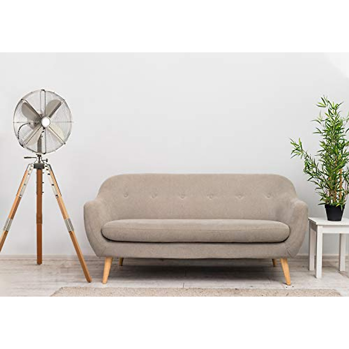 Star Fans Tripod, 16", Satin Nickel