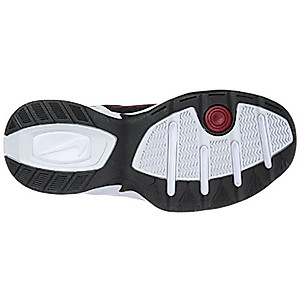 Nike Air Monarch IV Training Shoe (4E) - White/Black/Varsity Red, Size 9 US