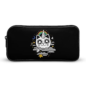 Cat Unicorn Rainbow Skull Pencil Case Pencil Pouch Coin Pouch Cosmetic Bag Office Stationery Organizer