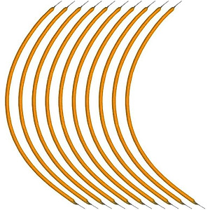 PurYupearl DC3V 2200K 300mm Flexible Filament LED Filament Edison Bulb LED Bead Diodes Light Accessories,Warm Light,Light Bulbs，LED Bulb (Green)