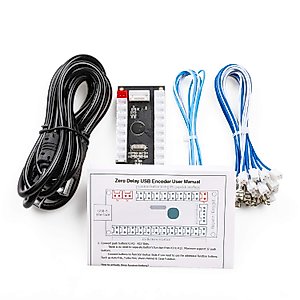 Easyget 2 Player Zero Delay Generic Game Controller USB to Joystick for MAME & Raspberry Pi 1/2/3 RetroPie DIY Projects