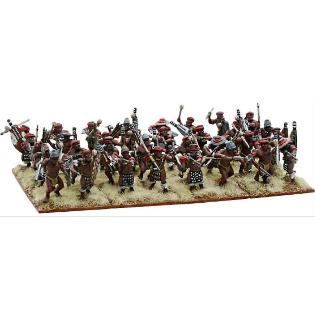Black Powder Anglo-Zulu War Natal Native Contingent Regiment Military Table Top Wargaming Plastic Model Kit 302014602