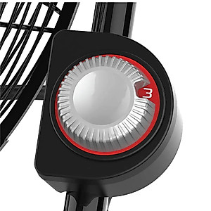 Lasko High Velocity Floor Fan with Wall mount Option, 3 Powerful Speeds, Pivoting Fan Head for Home, Garage, Attic, 20", Black, 2264QM