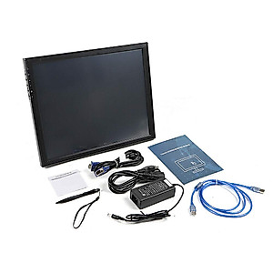 YIYIBYUS 15" Touchscreen Monitor, LED Touch Screen Display LED Monitor 1024x768 Resolution VGA for PC/POS Cashier Retail Restaurant Bar Coffee Store Menu Order Point of Sale