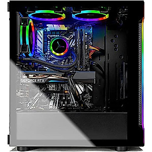 Skytech Gaming Shadow Gaming PC Desktop – Intel Core i7 11700F 2.5 GHz, RTX 3070, 1TB NVME SSD, 16G DDR4 3200, 600W Gold PSU, 240mm AIO, AC Wi-Fi, Windows 10 Home 64-bit