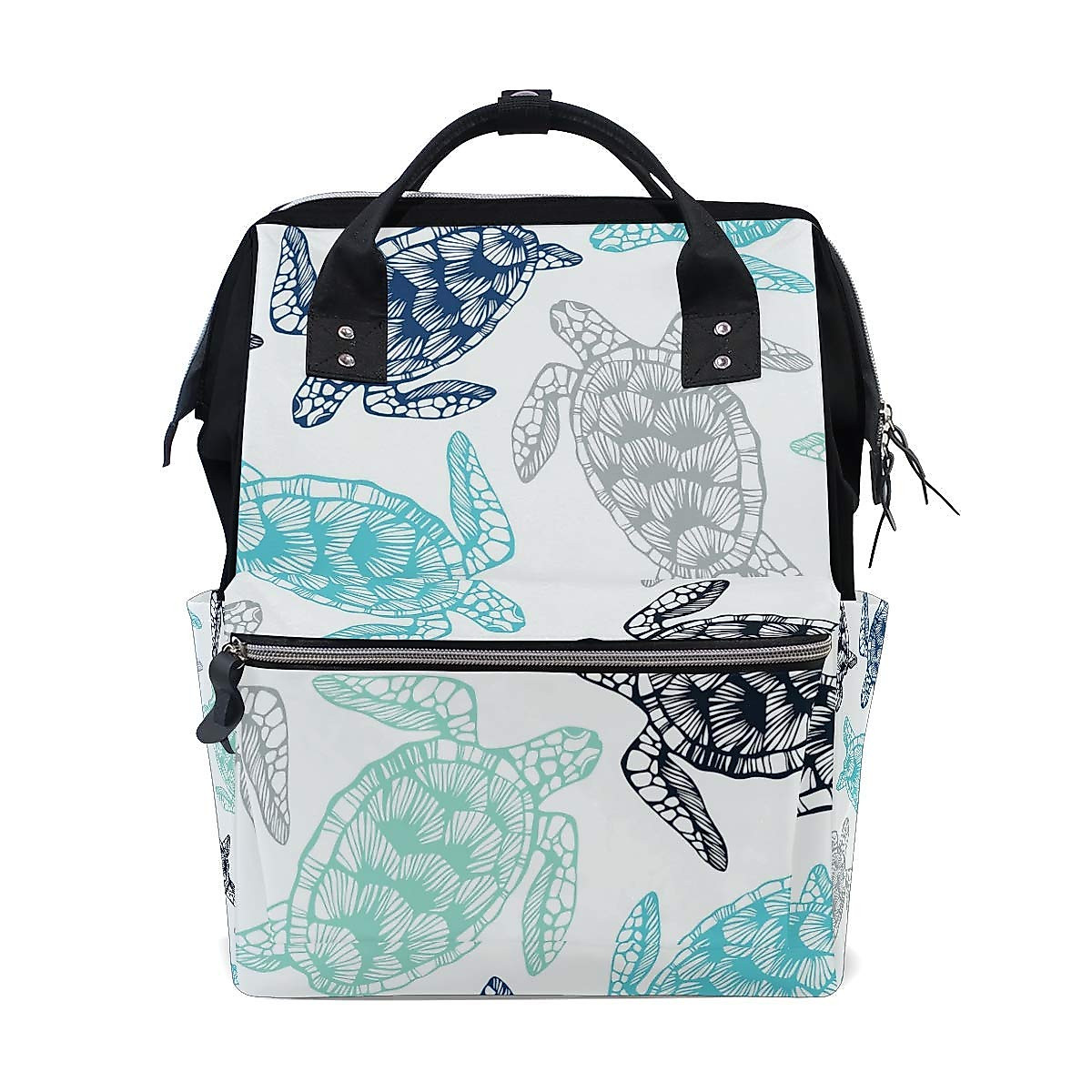 Sea Turtles Diaper Bag Mummy Dad Tote Backpack Travel School Boy Girl Large