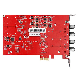 TBS6508 DVB-S2X / S2 / S / T2 / T / C2 / C Multi-standard Octa Tuner PCIe Card