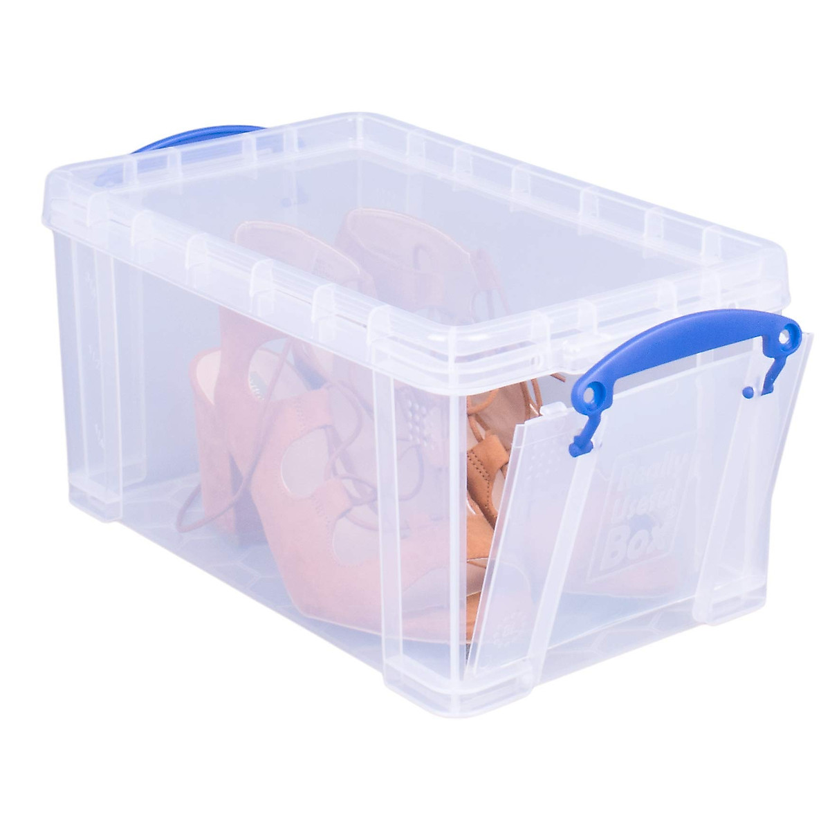 Really Useful Plastic Storage Box 8 Litre Open Fronted Box Clear