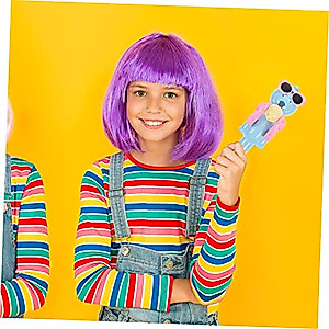 TEHAUX Lollipop Machine Destress Gifts Chrismas Candy Wand Toy Christmas Lollipop Robot Lollipop Holder for Kids Sugar Storage Toy Lollipop Holder Robot Creative Lollipop Robot Toys Child