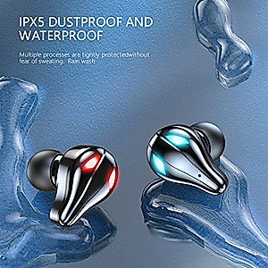 Wireless Earbuds Bluetooth in Ear Light-Weight Headphones Built-in Microphone Immersive Premium Sound with Charging Case NB4