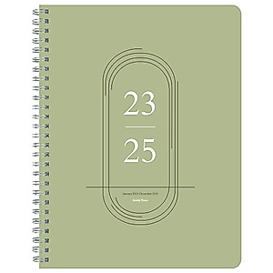 Calendar Planner 2023-2025,Simple Monthly Planner 7" x 9" PVC Cover Flexible Binding With Goals To Do List, Easily Organizes Your Tasks To Boost Productivity - Runs fromJuly 2023 - June 2025
