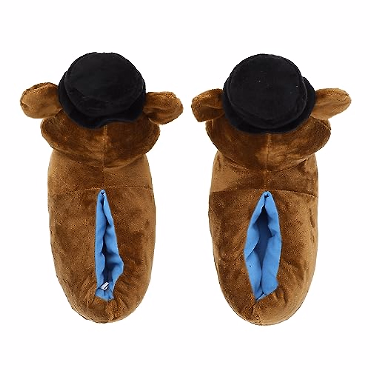 Five Nights At Freddy's 3D Freddy Head Youth Plush Slipper Socks-XL