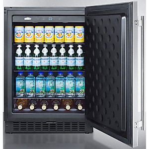 Summit FF64BSS Wine and Beverages Refrigerator, Stainless Steel