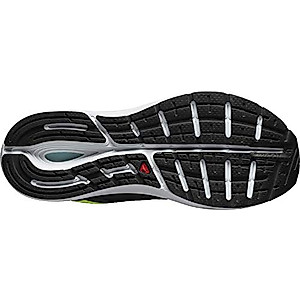 Salomon Sonic 3 Confidence Road Running Shoes for Men, Ebony/White/Safety Yellow, 7