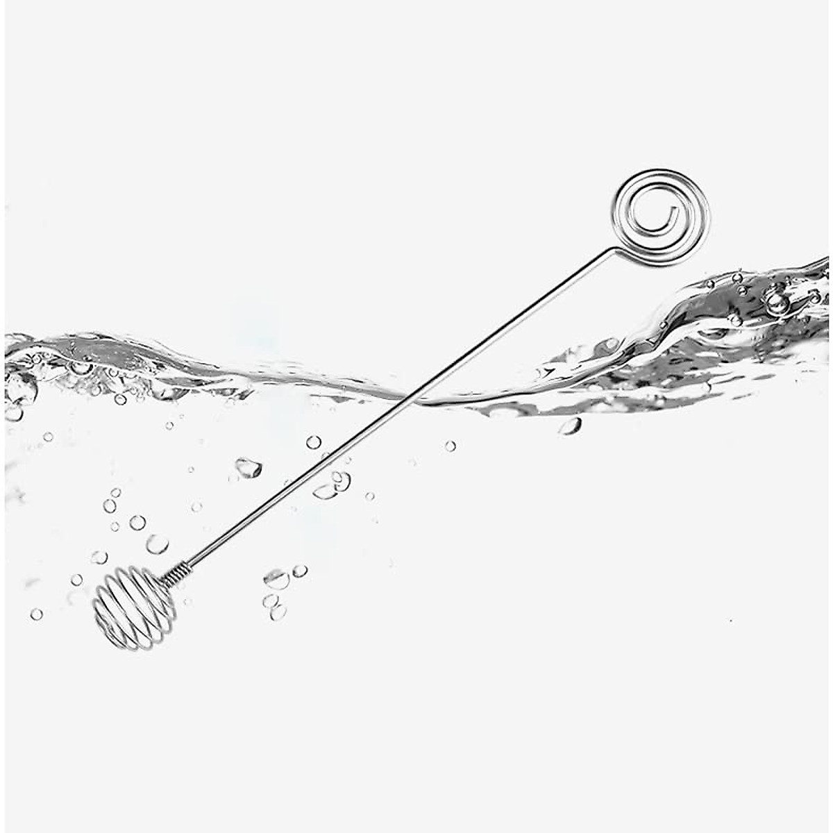 GRUB'S UP Honey Dipper Stick, 10 PCS Pack Stainless Steel Honey Dispenser Stirrers 7.8'', Honey Jam Syrup Dipper Stick Honey Spoon Dipper for Honey Pot Jar