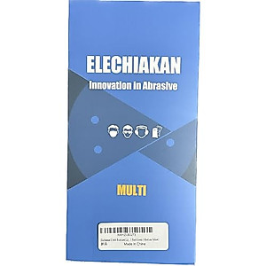 4 Pack Upgraded Foam Sanding Pads for Orbital Sander, 5 Inch 8 Holes Orbital Sander Surfprep Foam Pad, Hook and Loop Soft Density Interface Pads with Soft & Hard Cushion Sponge Buffer by Elechiakan
