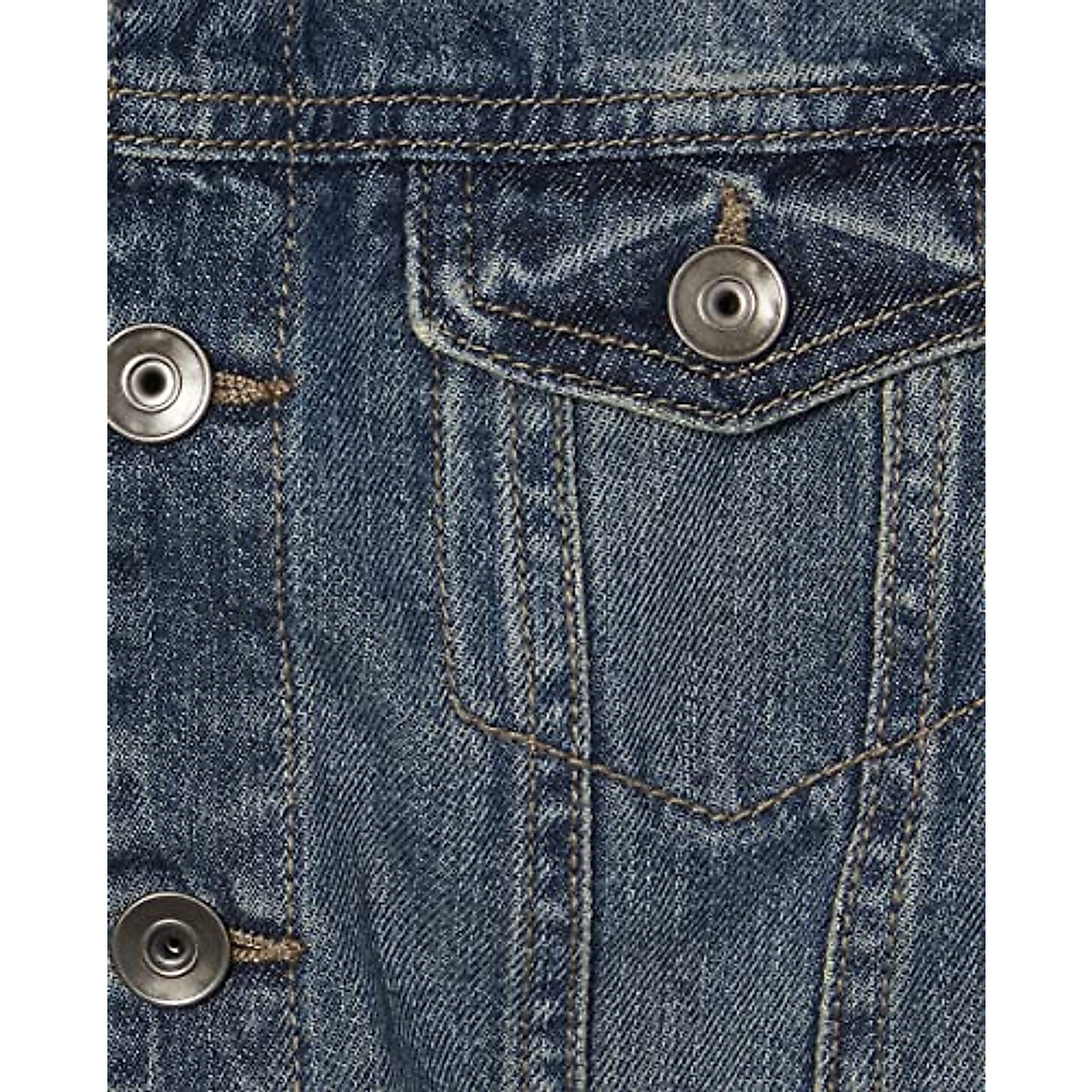 The Children's Place Boys' Denim Jacket, Streamwash, XL (14)