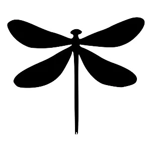 8x10 Dragonfly Stencil Made from 4 Ply Matboard