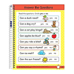 Wipe Clean Preschool Workbook for Kids Ages 3-5: Activities including Early Math, Letter and Number Tracing, First Phonics, Counting, Pen Control and More! Includes Dry Erase Marker