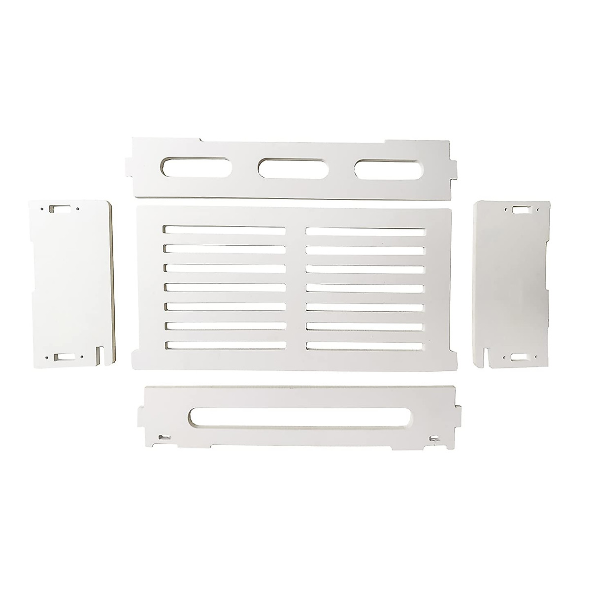 Noviko WiFi Router Modem Cable Power Plug Wire Storage Boxes Wall Mount Floating Shelf Multi-Function Storage Rack