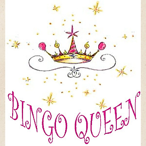 CafePress BINGO QUEEN Tote Bag Natural Canvas Tote Bag, Reusable Shopping Bag