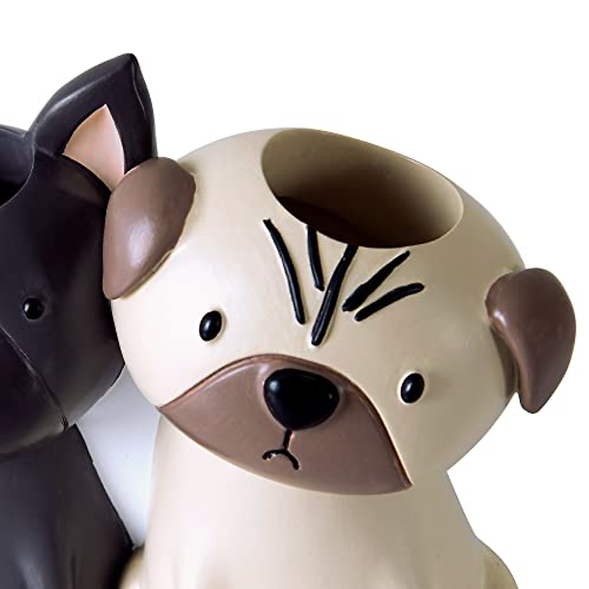 Allure Home Creation Puppy Love 4-Piece Resin Bathroom Accessory Set