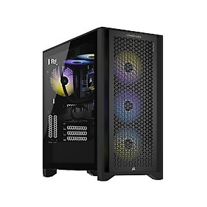 Corsair Vengeance i7400 Series Gaming PC - Liquid Cooled Intel® Core™ i7 13700K CPU - NVIDIA® GeForce RTX™ 4080 Graphics - 32GB Vengeance RGB DDR5 Memory,Black