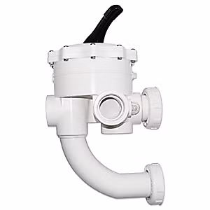 RDIYIN 261055 Multiple Port Valve Replacement for Pentair ，Compatible with Triton and Quad D.E. Filters, 2 Inch, 7 1/2 Inch Centerline,White