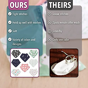 Mr. Pen- Baby Bibs, 8 Pack, Baby Bibs for Girls and Boys, Drool Bibs, Bandana Bibs, Drool Bibs, Toddler Bibs, Baby Bandana Bibs, Baby Bandana, Bibs for Baby Girl, Baby Girl Bibs, Bibs for Baby Boy