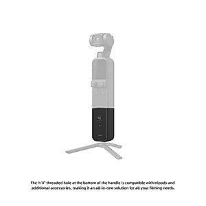 INSYOO Original Pocket 2 Do-It-All Handle - Built-in Wi-Fi and Bluetooth Module, Wireless Mic Receiver, and 1/4" Threaded Hole for DJI Pocket 2 Premium Accessory