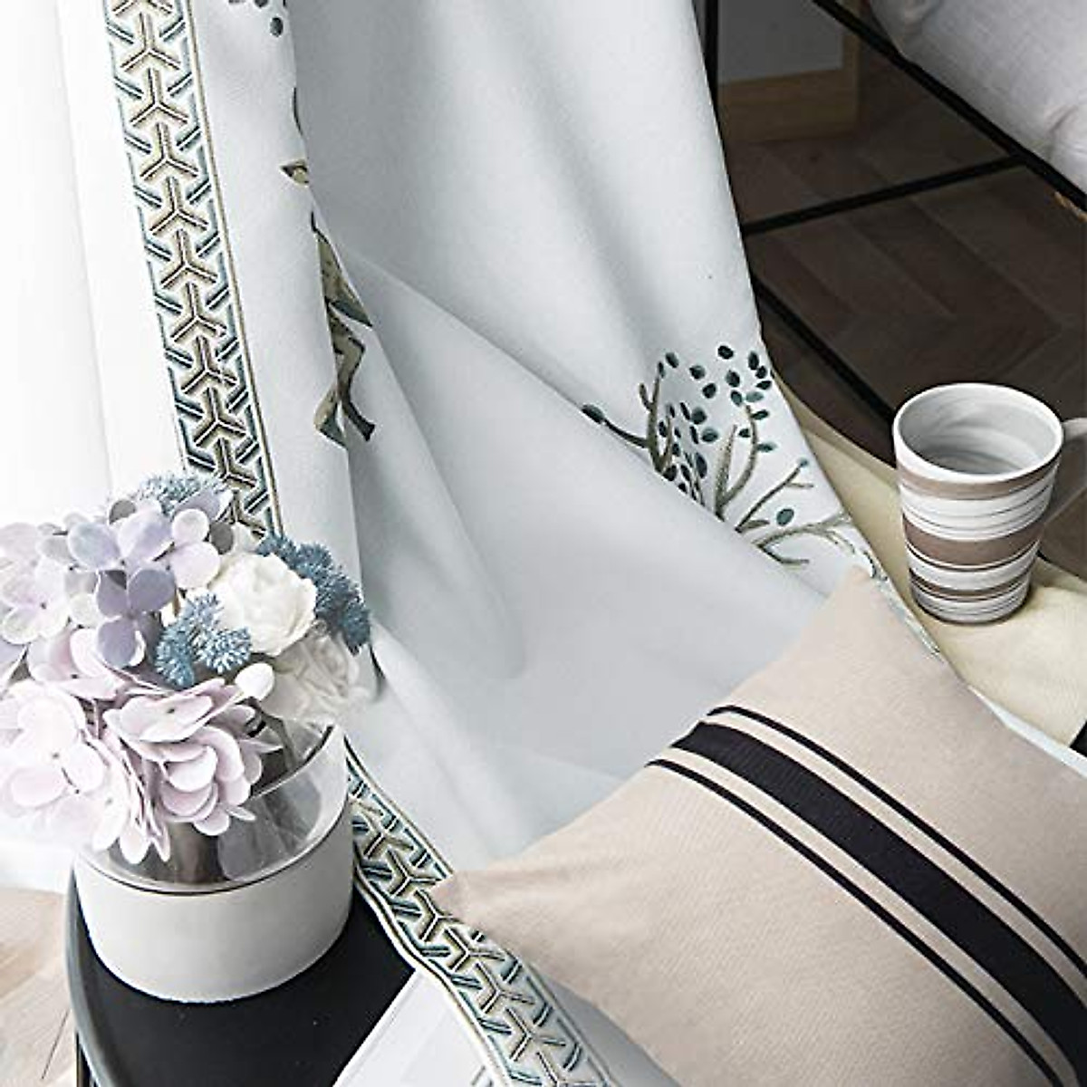 ONWAY Farmhouse Throw Pillow Covers 18x18 Rustic Indoor Outdoor Decorative Black and White Throw Pillows for Home Sofa and Couch, Set of 2