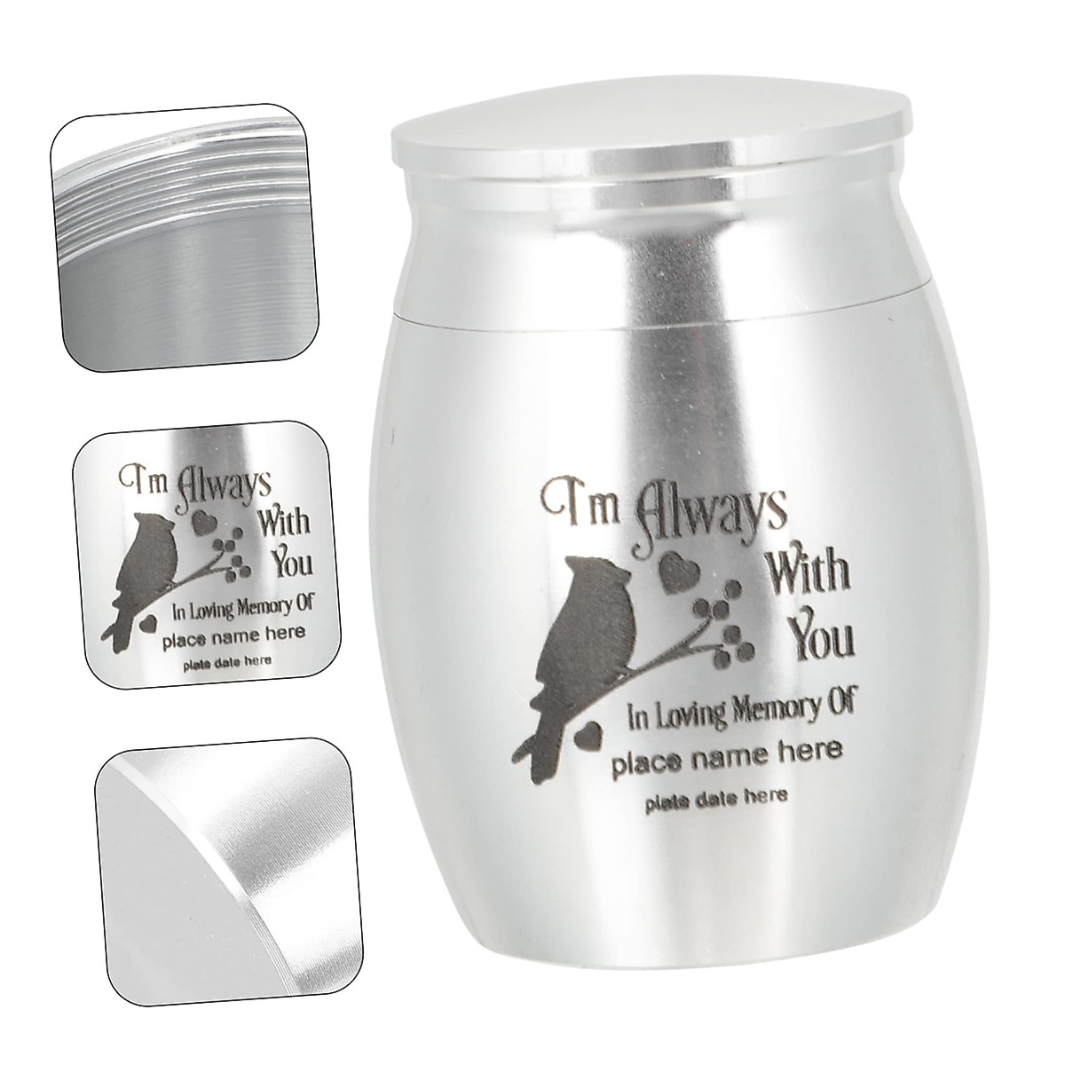 2pcs Funeral Ashes Urn Ashes Urn for Animal Cinerary Casket for Pet Ashes Urn for Pet Dog Cinerary Casket Cat Ashes Urn Keepsake Ashes Urn Cinerary Casket for Animal Bird Urn