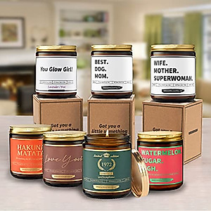 Worlds Best Neighbor - 9oz Handmade Soy Candle ; Cute Neighbor Gift for New Home, Farewell or Moving Away Gifts - Christmas Gifts for Neighbors, Housewarming Present for The Best Neighbor Ever