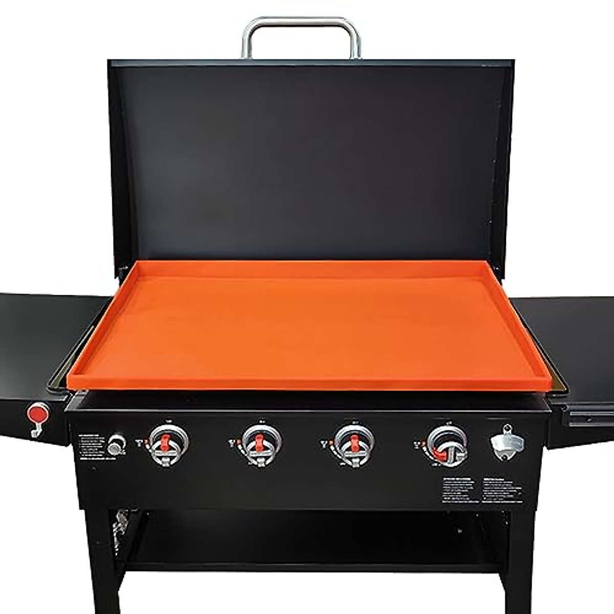 Silicone Griddle mat for Blackstone 28’’ Griddle, Upgraded High-Edge Mat for Silicone Griddle Top Cover, Heavy Duty Food-grade Cooking Protector from Rust or Dirt (28 Inch)