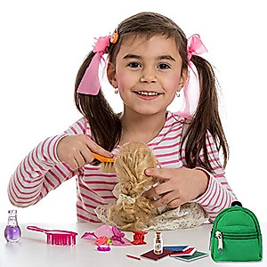 SOTOGO 31 Pieces Doll Accessories Include 10 Pieces Mini Doll Backpacks Mini Doll Bag Cute Zipper Backpack Mini Books Backpacks and 21 Pieces Miniatures Doll Books for Doll Accessories