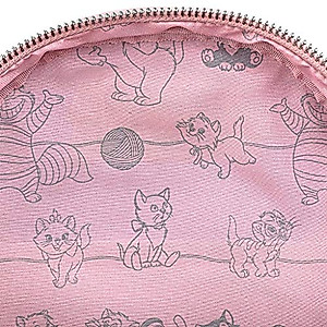 Loungefly Disney Cats Faux Leather Womens Double Strap Shoulder Bag Purse