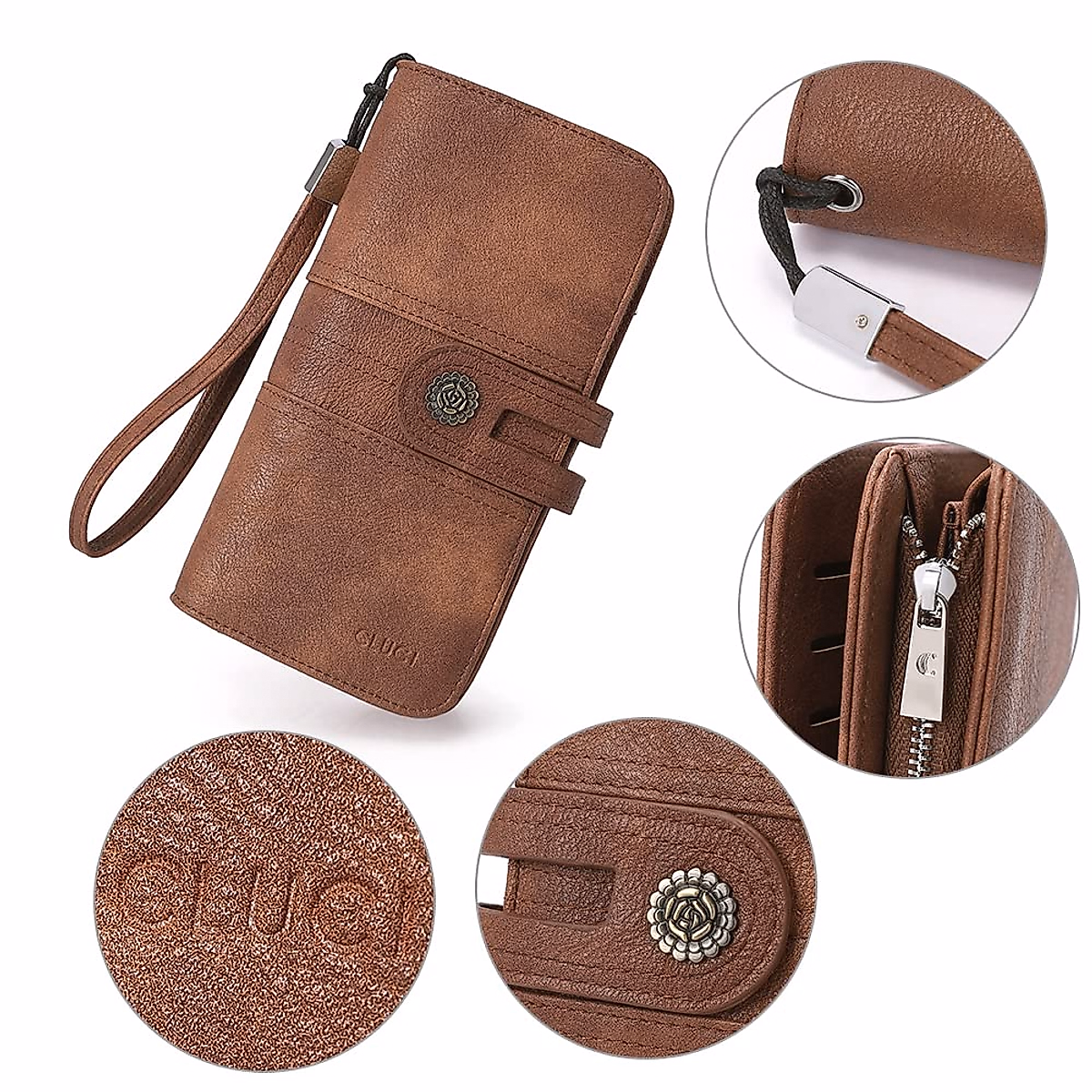 CLUCI Backpack Bundles with Wallet for Women