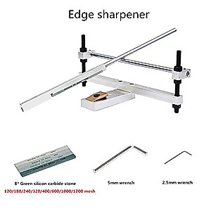 LeTkingok Knife Grinding Tool -Fix Angle Knife Sharpener Manual Sharp Edge Grinding Machine Edge Sharpener