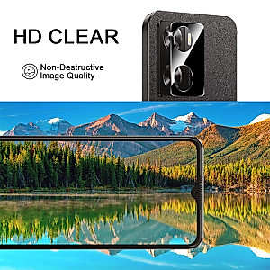 Coolpow 【3+3 PACK】 Designed for Oneplus Nord N20 SE Screen Protector plus One Nord N20 SE Screen Protector Tempered Glass Film, 9H Hardness, Ultra HD, Scratch Resistant, Easy Install, Case Friendly