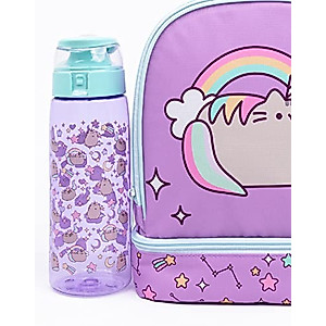 Pusheen Lunchbox Unicorn Purple Lunch Bag Bottle and Snack-pot One Size