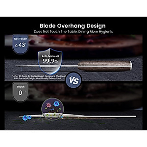 SYOKAMI Steak Knives Set Of 8, 4.8 Inch High-Carbon Japanese Stainless Steel Non-serrated Steak Knife With Wood Handle, Damascus Pattern Full Tang Design, Razor-Sharp Dinner Knives With Gift Box