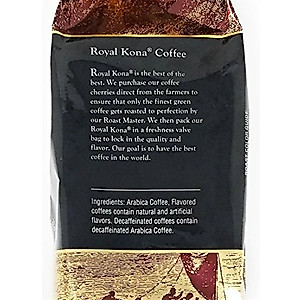 Royal Kona 10% Kona Coffee Blend, Vanilla Macadamia Flavor - Ground, 40 Ounce Bag