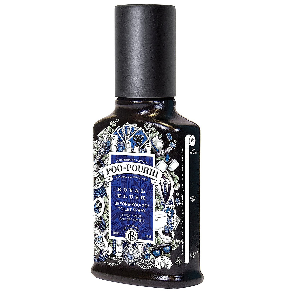 Poo-Pourri Before-You-Go Toilet Spray, Royal Flush, 4 Fl Oz - Eucalyptus and Spearmint
